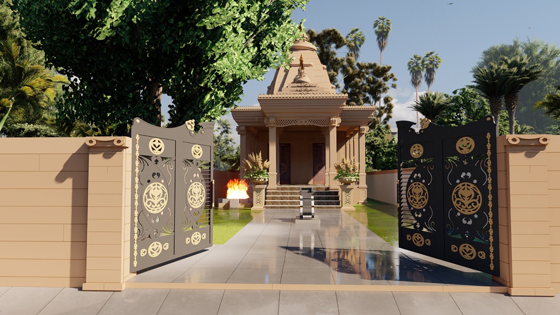 Hindu Temple 3D Model - TurboSquid 1981045 Hindu Temple 3D Model - TurboSquid 1981045