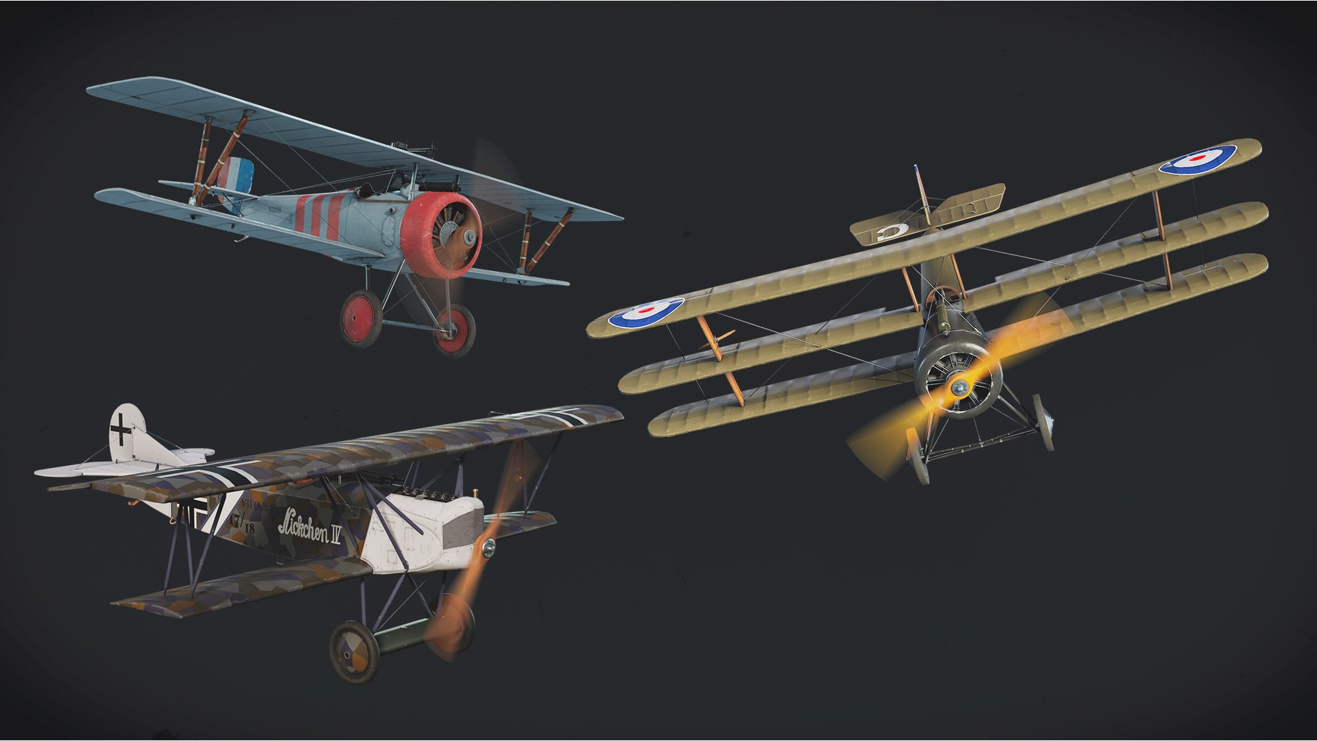 Airplanes WW1 Collection GameReady Model - TurboSquid 1999431