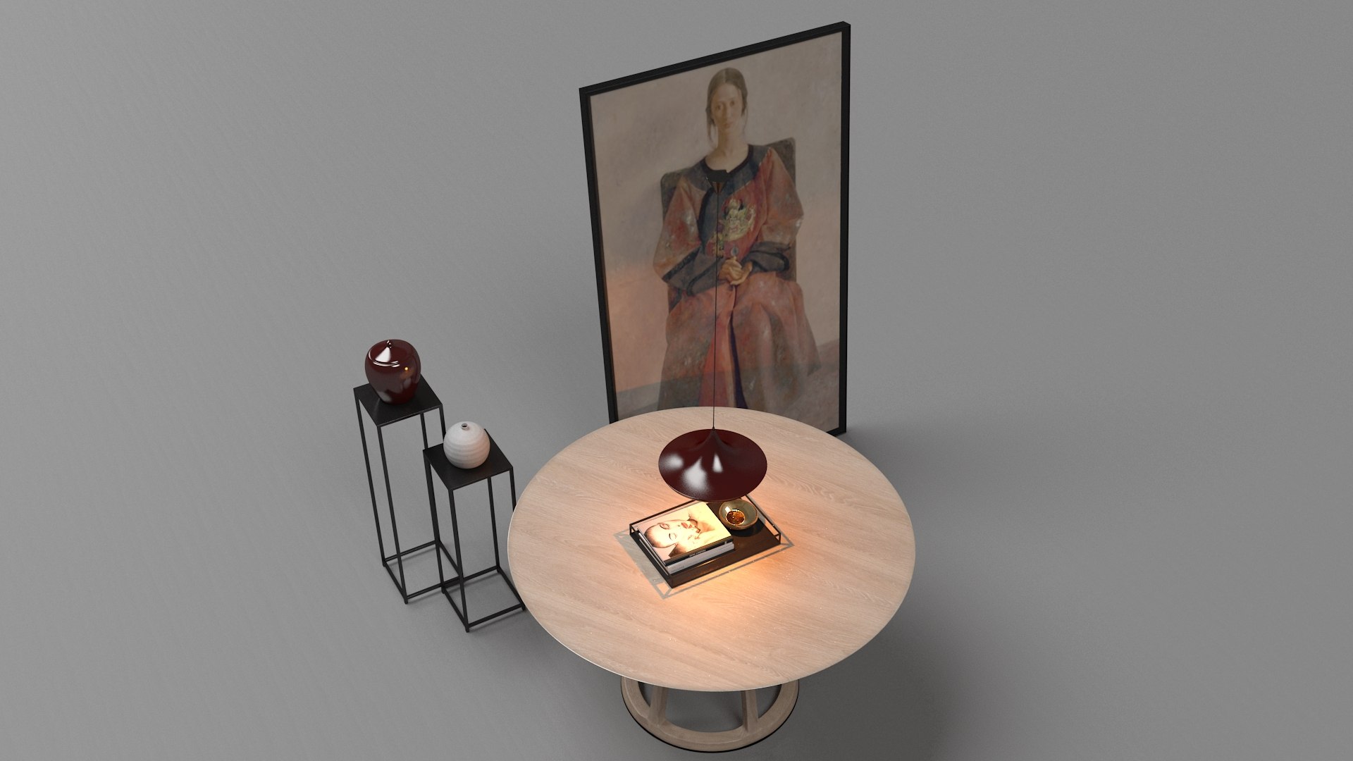 3D Modern Interior 3D Scene With Minimalist Decor Elements - TurboSquid ...