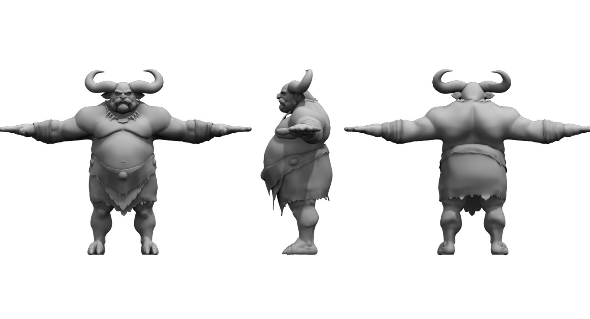 3D Model Wild Forest Man Cartoon - TurboSquid 1504364