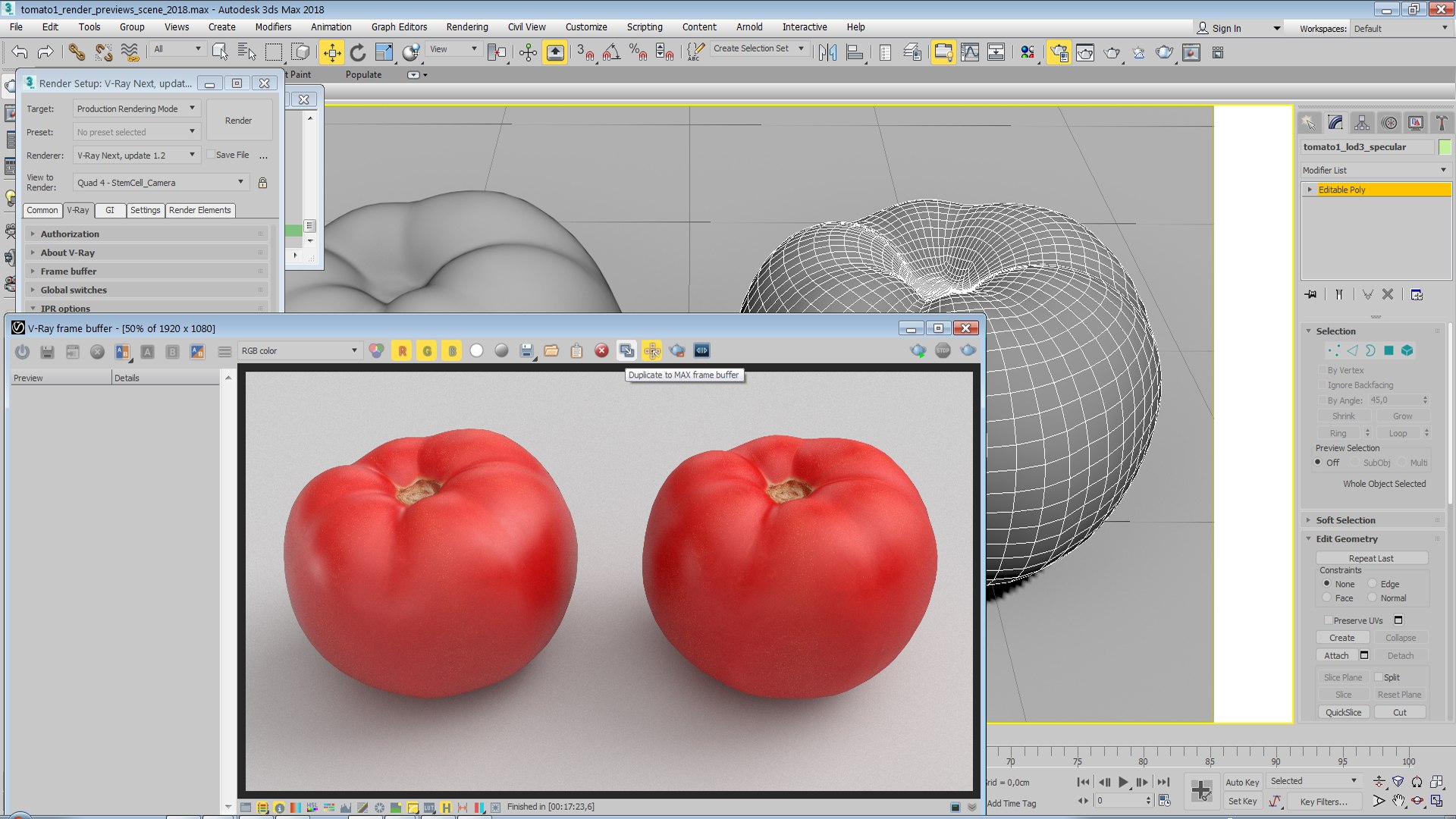 3D Tomato PBR Metallness 3D Scaned Model - TurboSquid 2385421