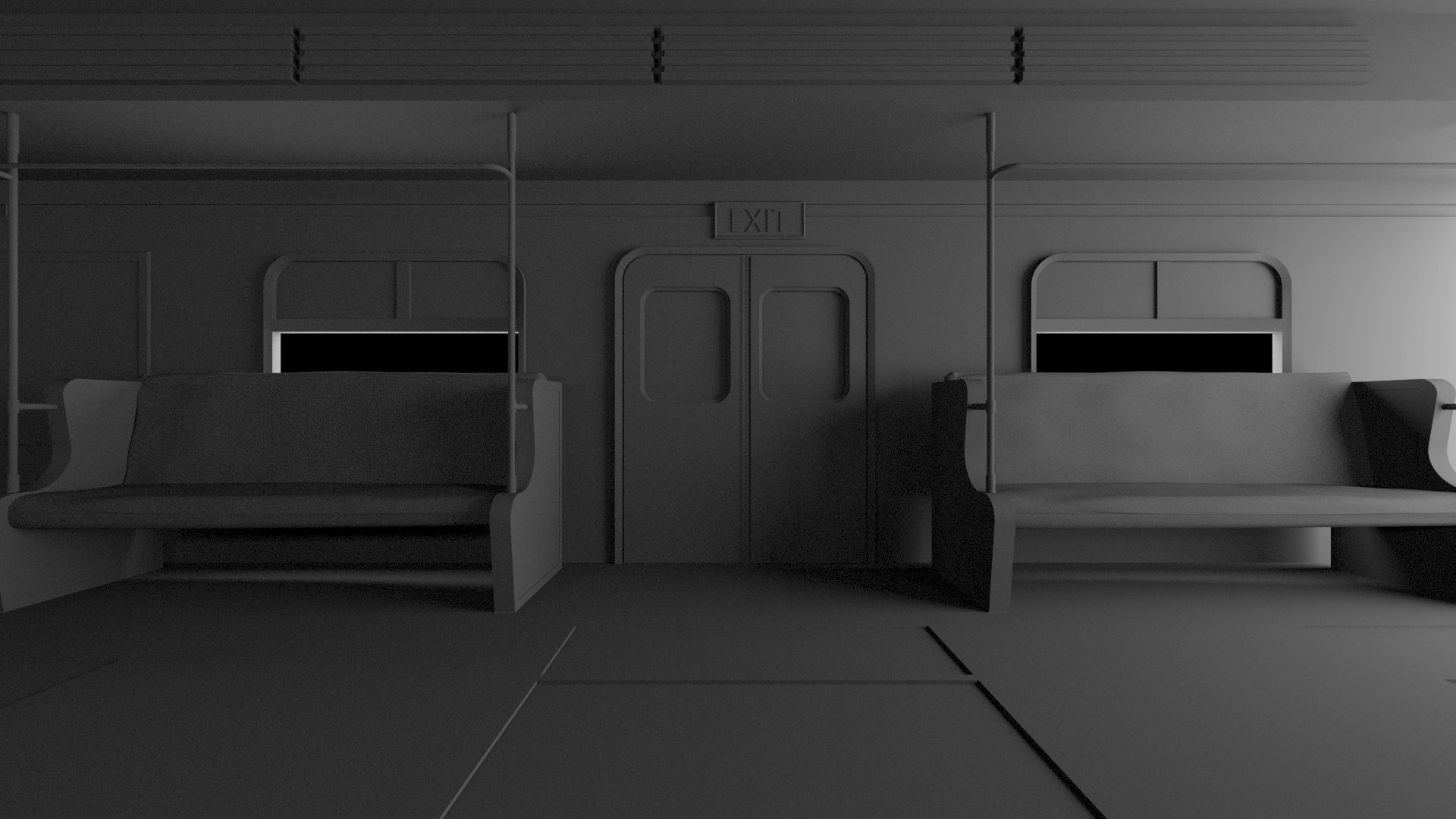 3D Train Interior - TurboSquid 1431061