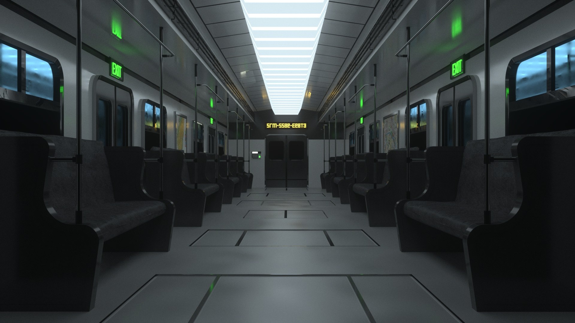 3D Train Interior - TurboSquid 1431061