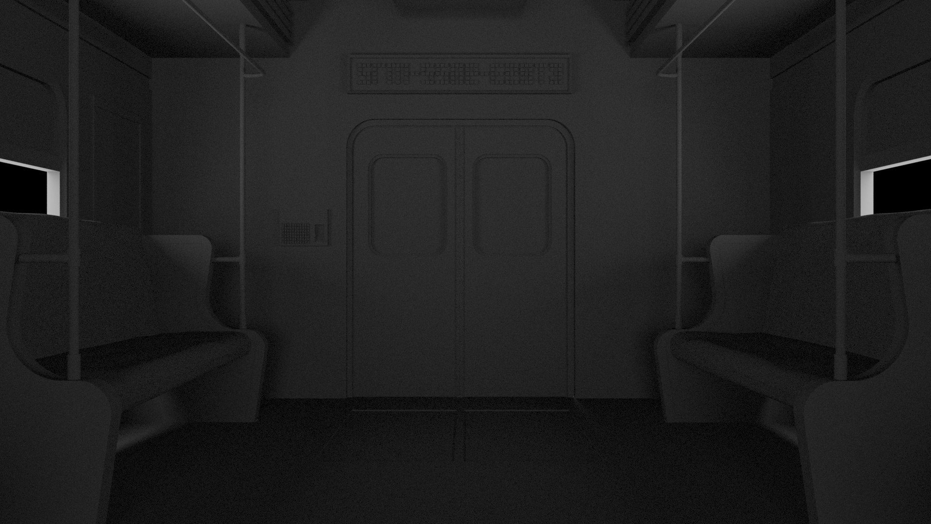 3D Train Interior - TurboSquid 1431061