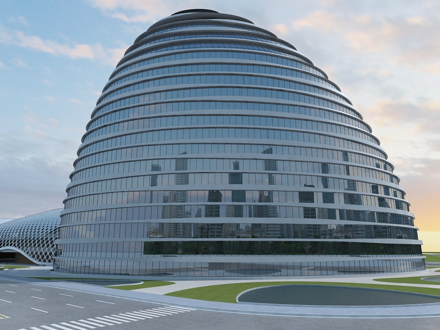 Plaza Complex 3 Model - TurboSquid 2075159