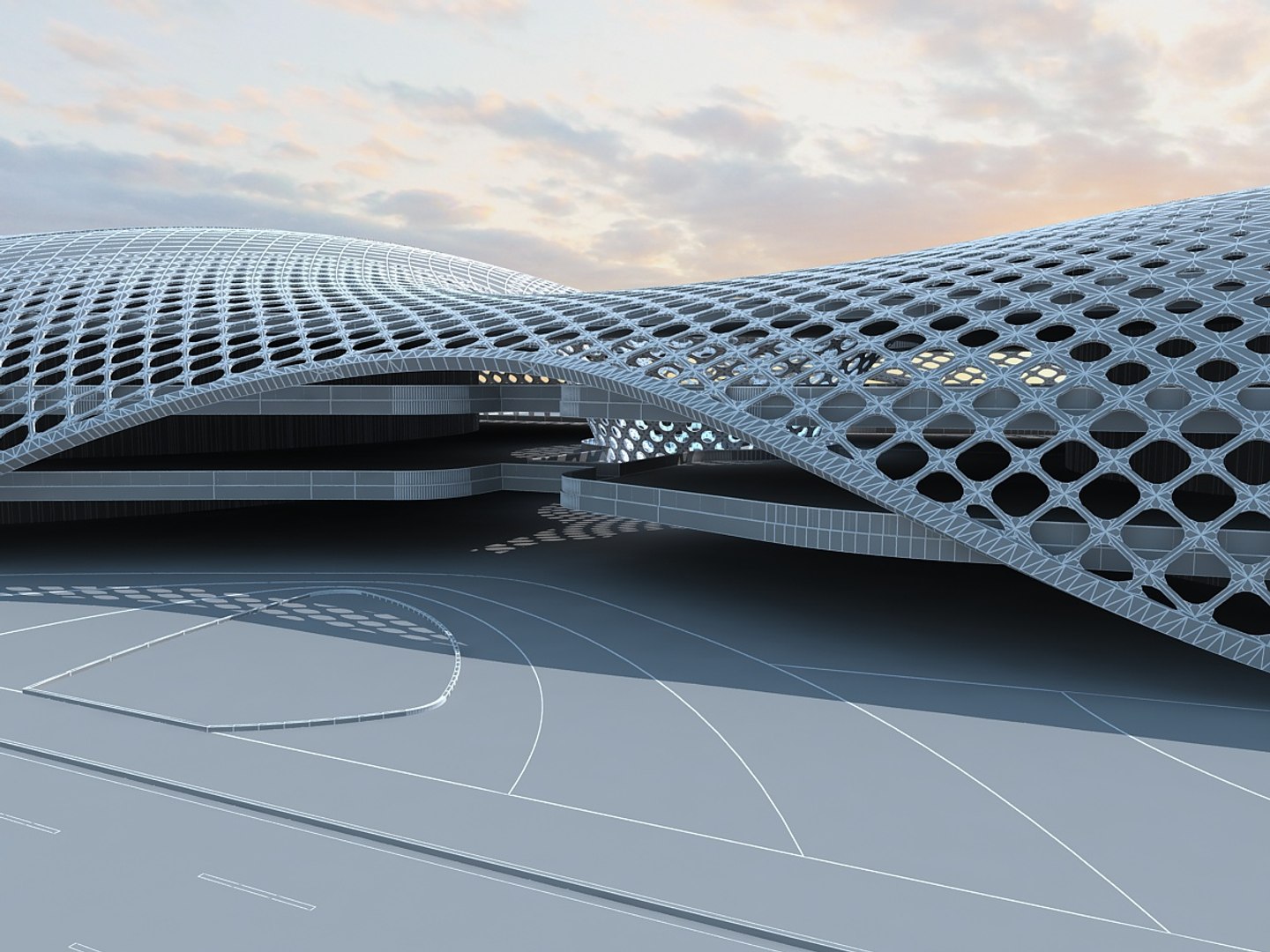 Plaza Complex 3 Model - TurboSquid 2075159