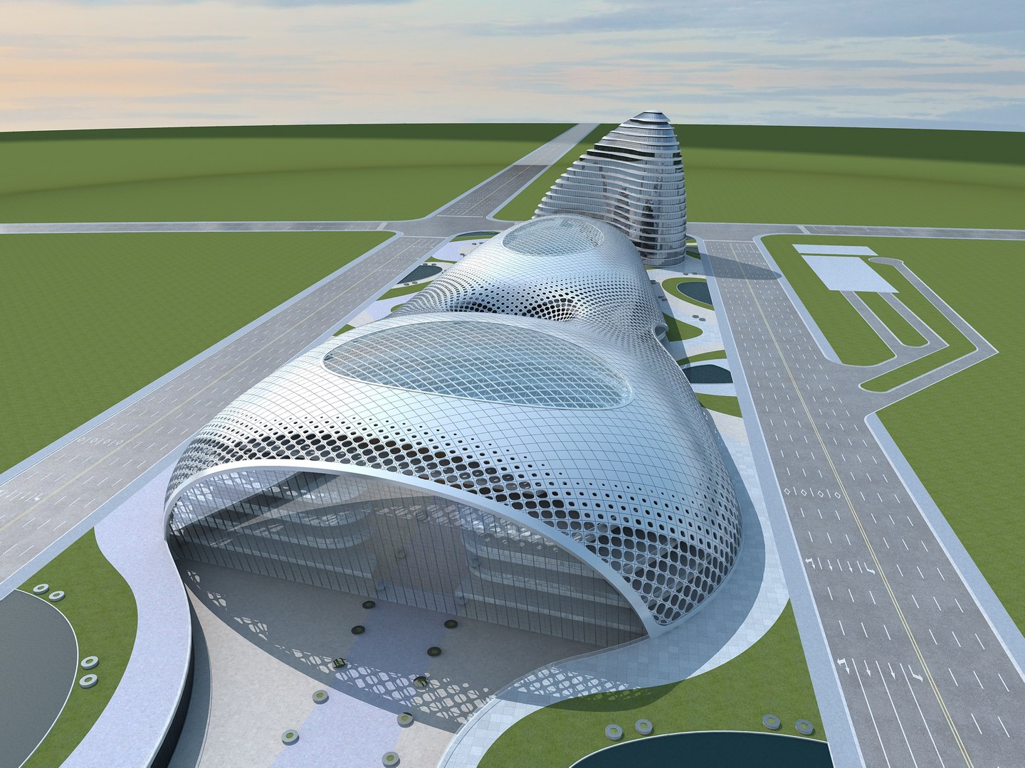 Plaza Complex 3 Model - TurboSquid 2075159