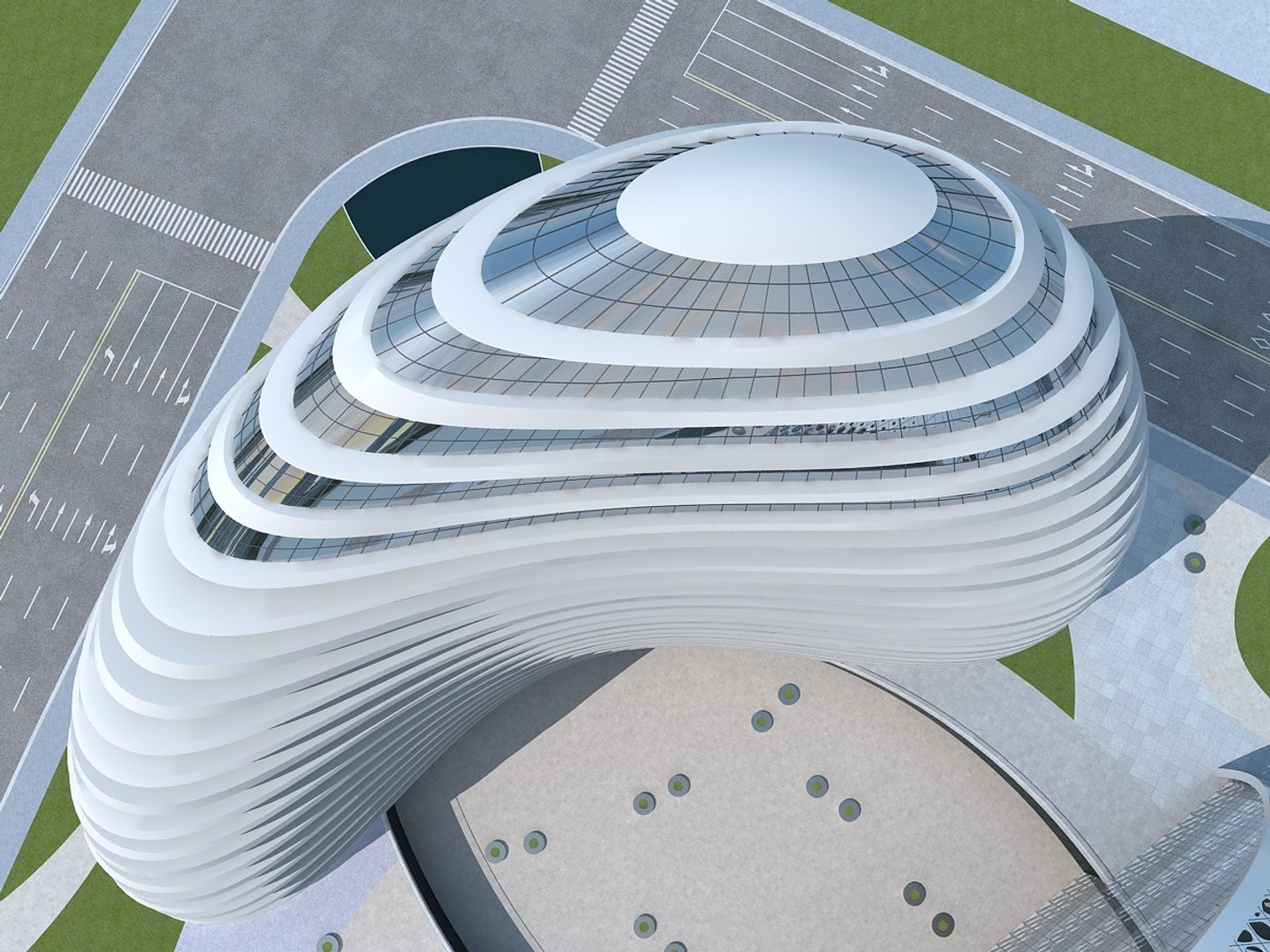 Plaza Complex 3 Model - TurboSquid 2075159