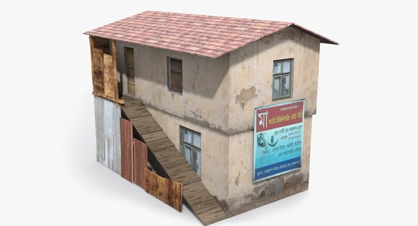 3D ready slum hut shack - TurboSquid 1577304
