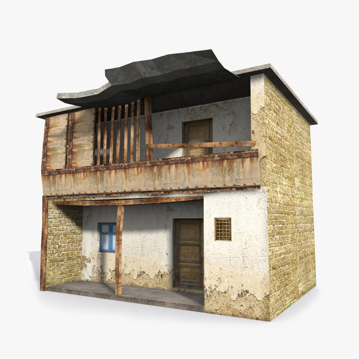 3D ready slum hut shack - TurboSquid 1577304
