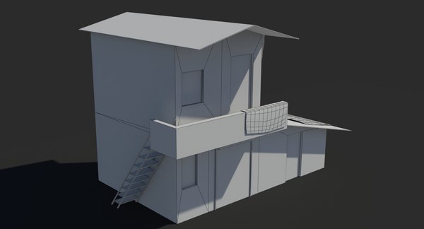 3D ready slum hut shack - TurboSquid 1577304