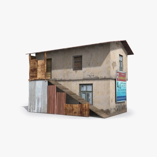 3D ready slum hut shack - TurboSquid 1577304