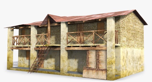 3D ready slum hut shack - TurboSquid 1577304