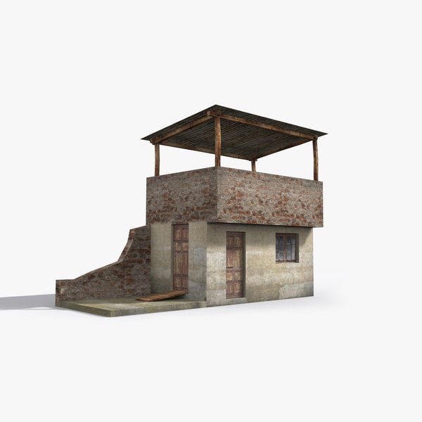 3D ready slum hut shack - TurboSquid 1577304