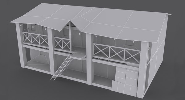 3D ready slum hut shack - TurboSquid 1577304