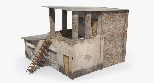 3D ready slum hut shack - TurboSquid 1577304
