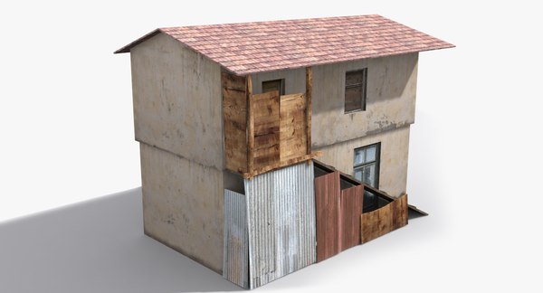 3D ready slum hut shack - TurboSquid 1577304
