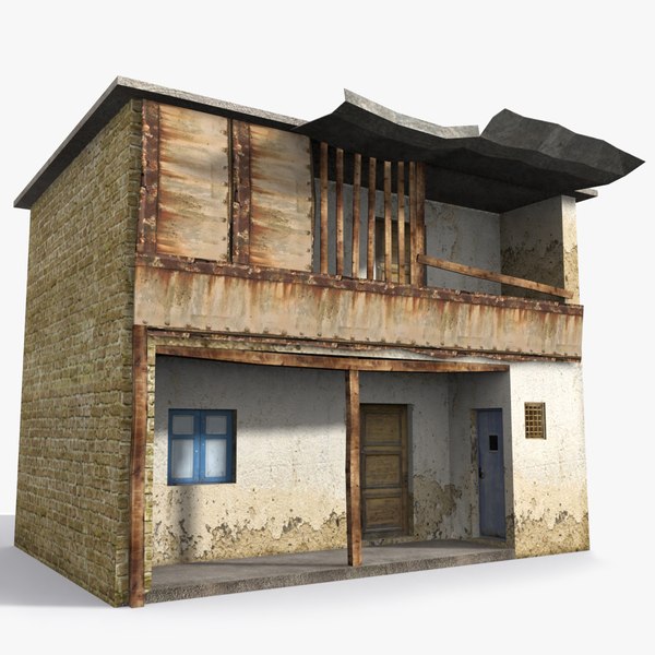 3D ready slum hut shack - TurboSquid 1577304