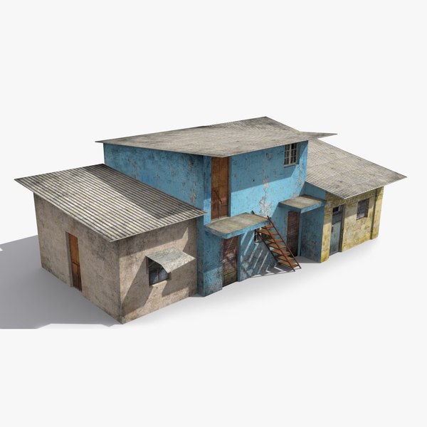 3D ready slum hut shack - TurboSquid 1577304