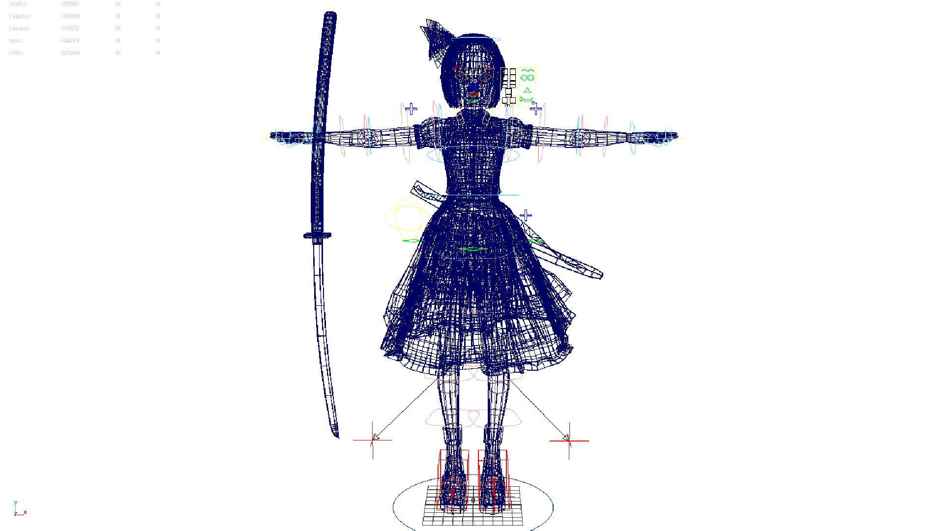 3D Youmu Konpaku With Nodachi Model - TurboSquid 2313301