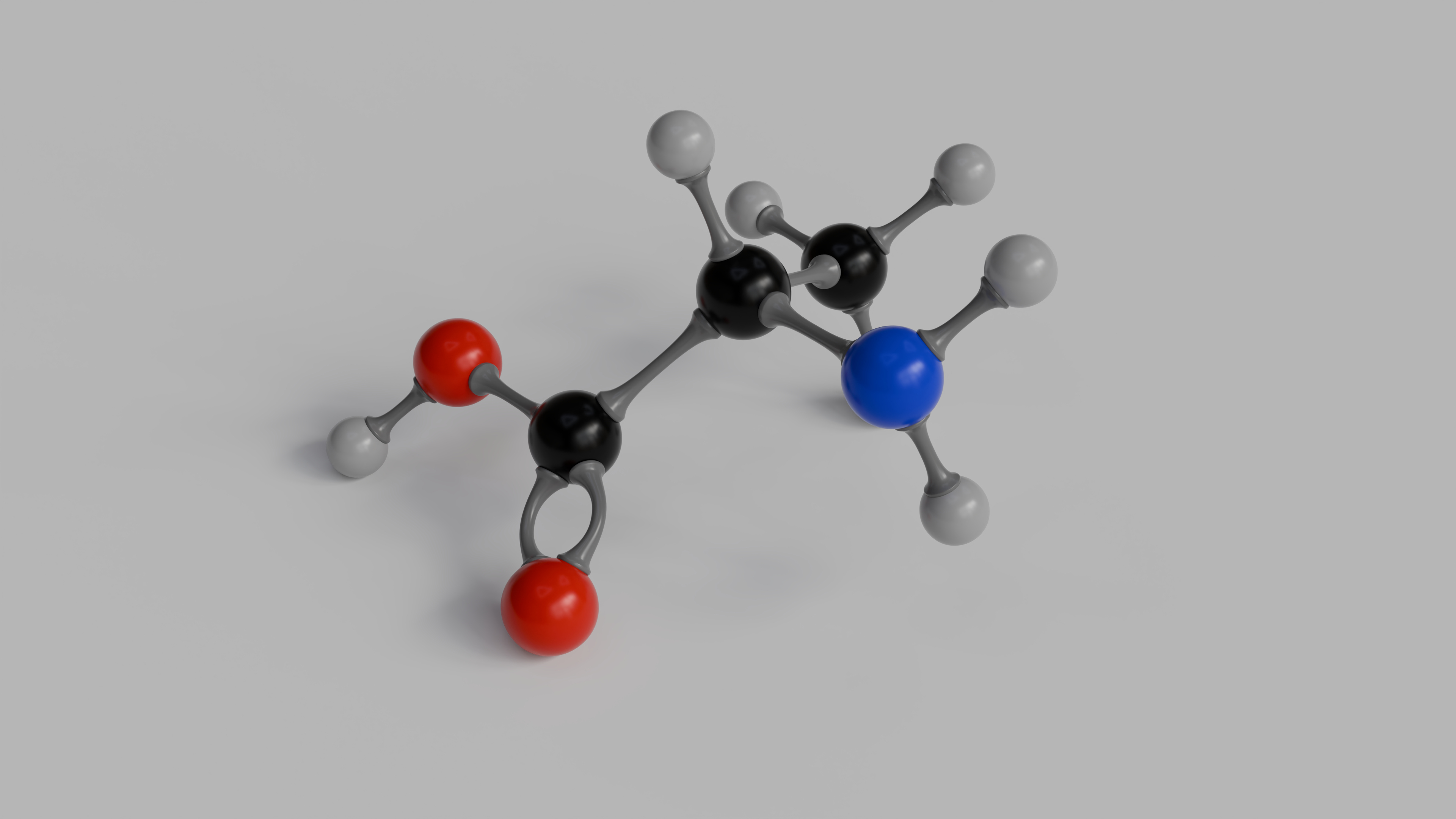 modelo 3d Modelo de la molécula de alanina - TurboSquid 2406521