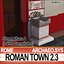 Ancient Roman Town Street 3d Model