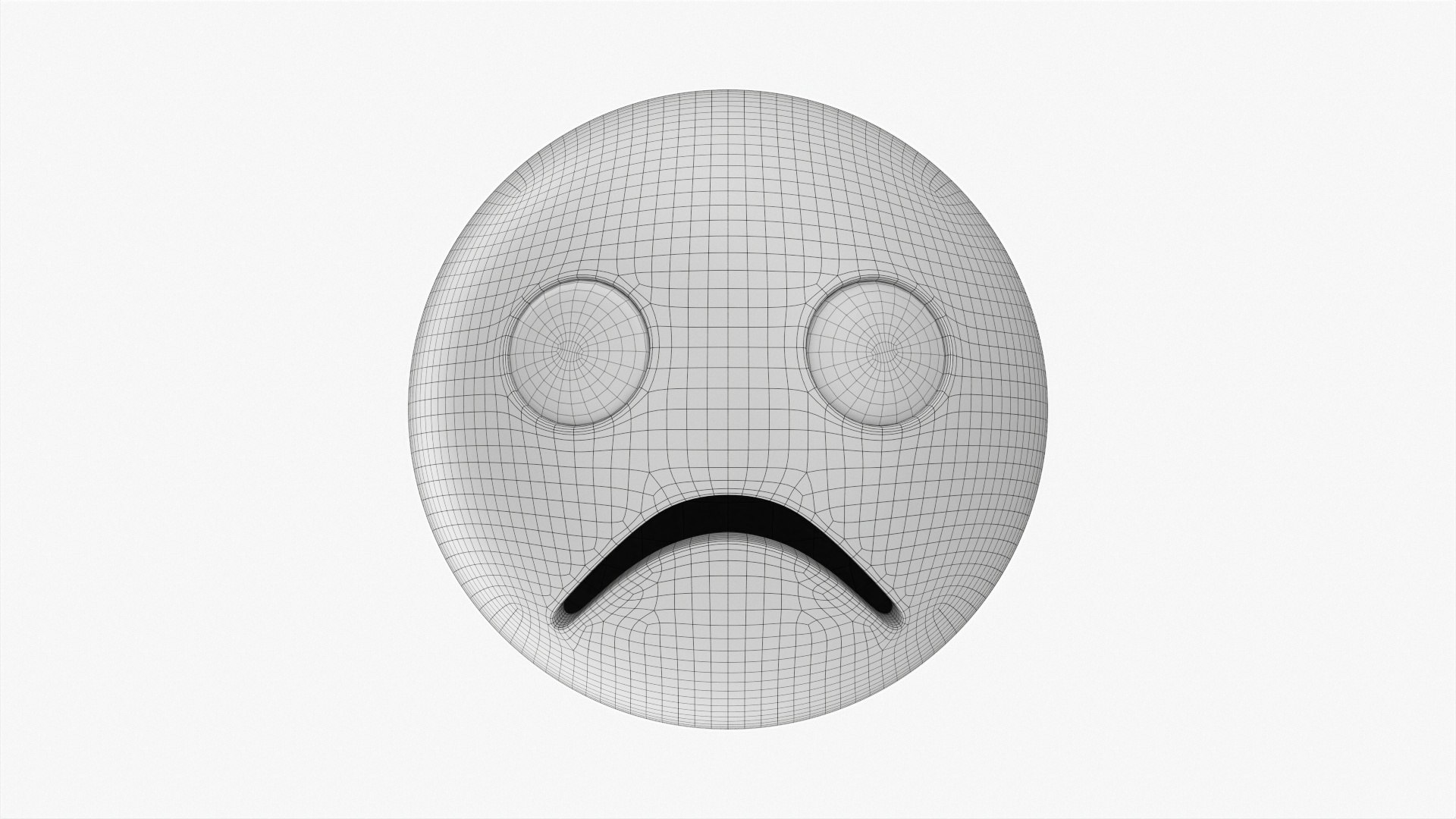 Emoji 067 Frowning 3D - TurboSquid 1818097