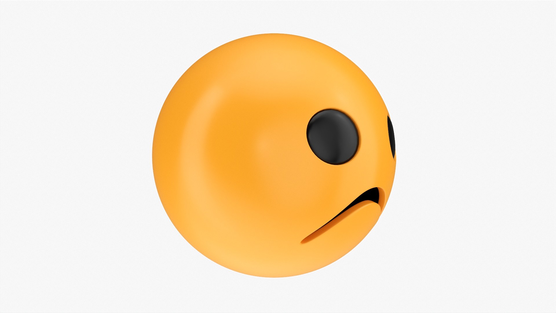 Emoji 067 Frowning 3D - TurboSquid 1818097