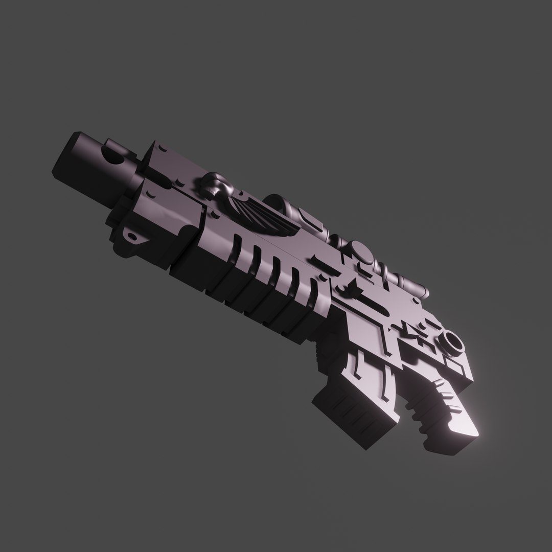 3D Bolt Rifle Model - TurboSquid 1802869