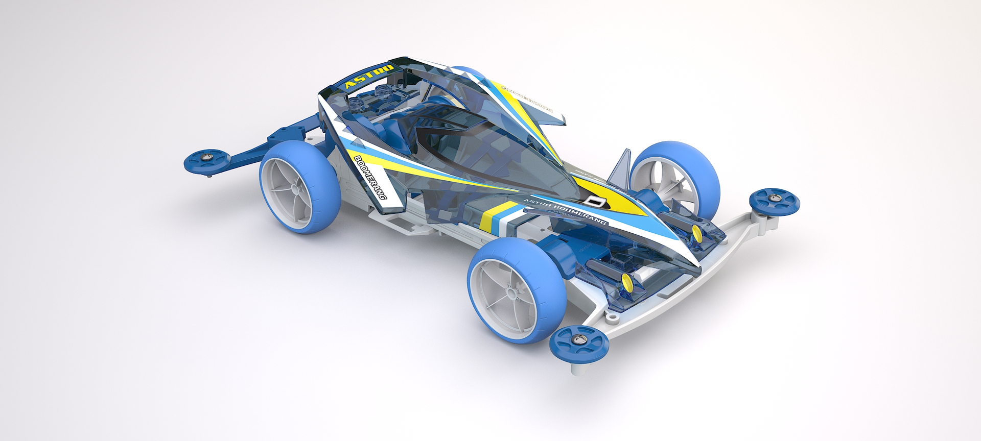 max tamiya astro boomerang chassis