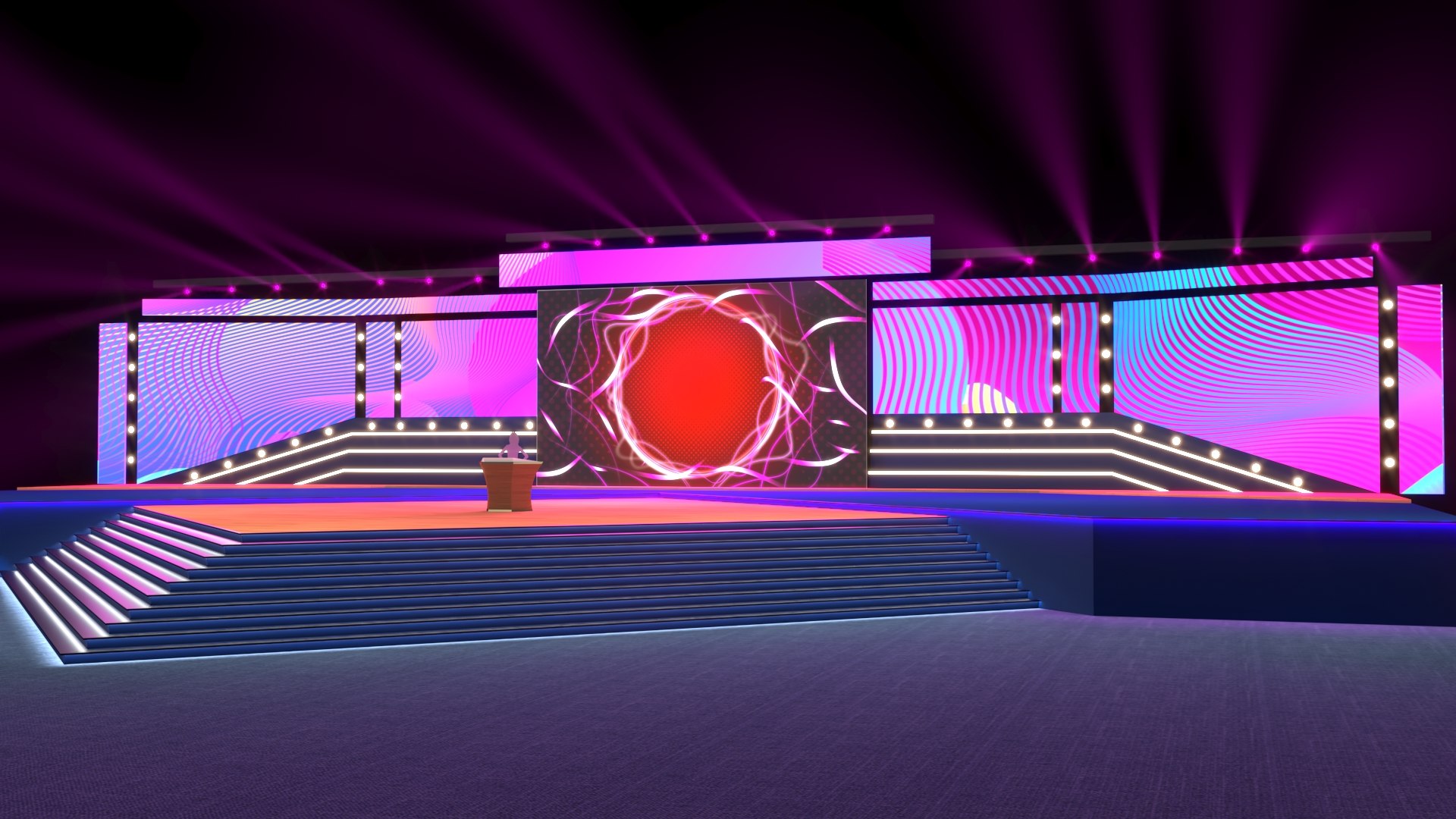 3D Virtual Stage Model - TurboSquid 2192206