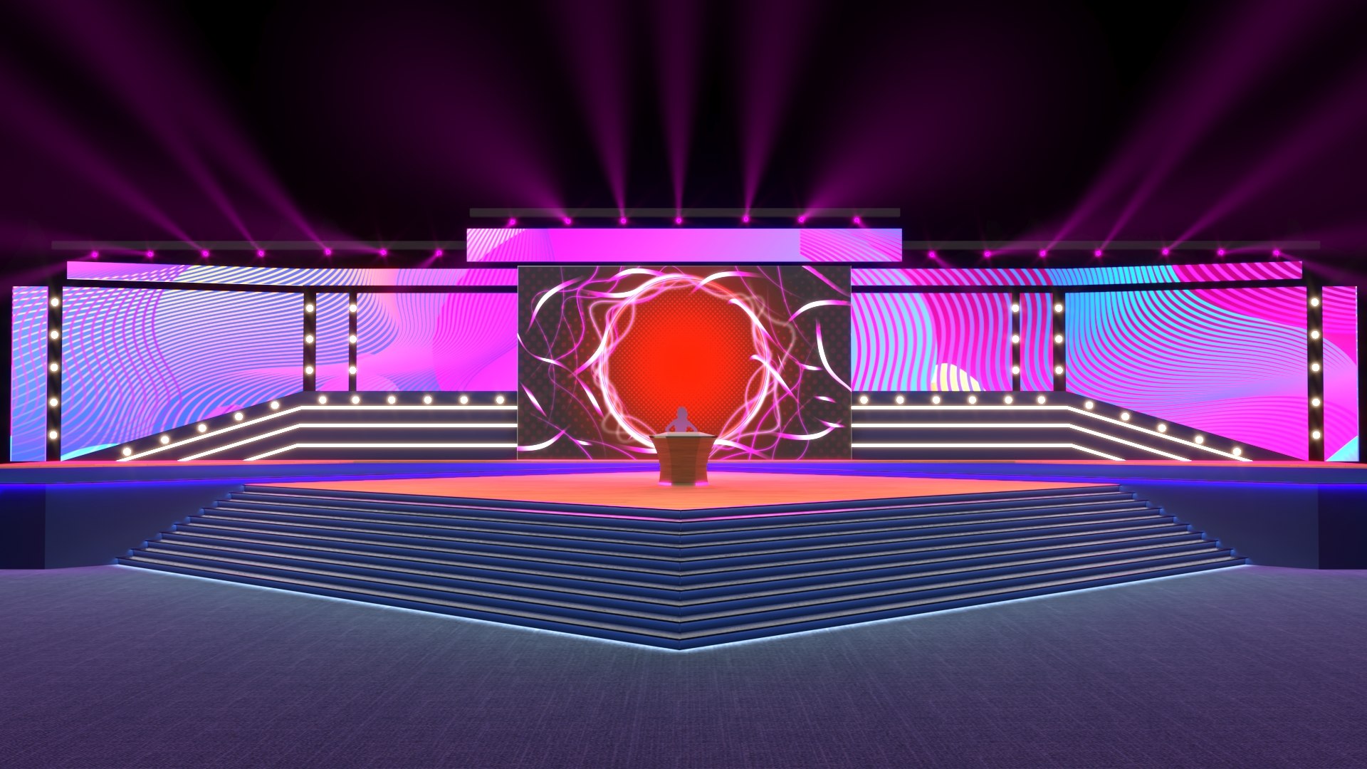 3D Virtual Stage Model - TurboSquid 2192206