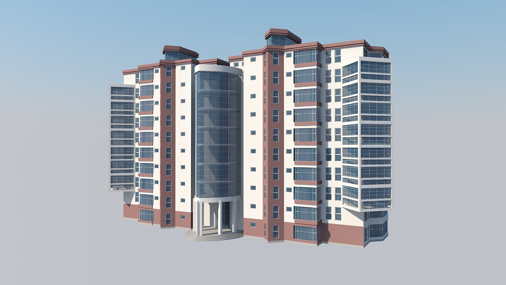 3D Model Hotel Architecture Building - TurboSquid 1439011