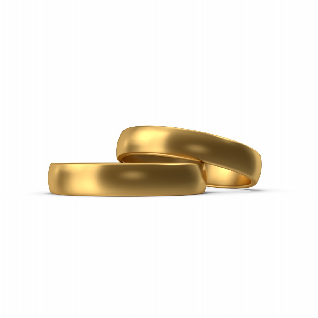 3D Wedding Rings - TurboSquid 1876295