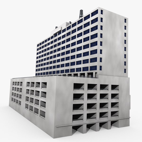 building parking garage 3d model
