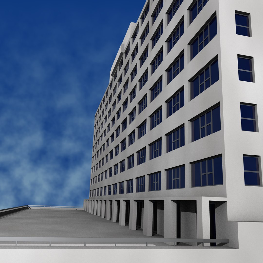Building Parking Garage 3d Model