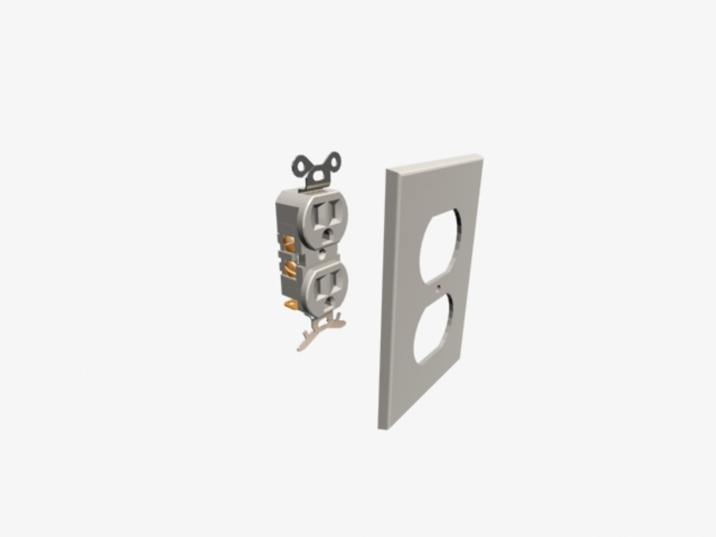 3d Electrical Outlet