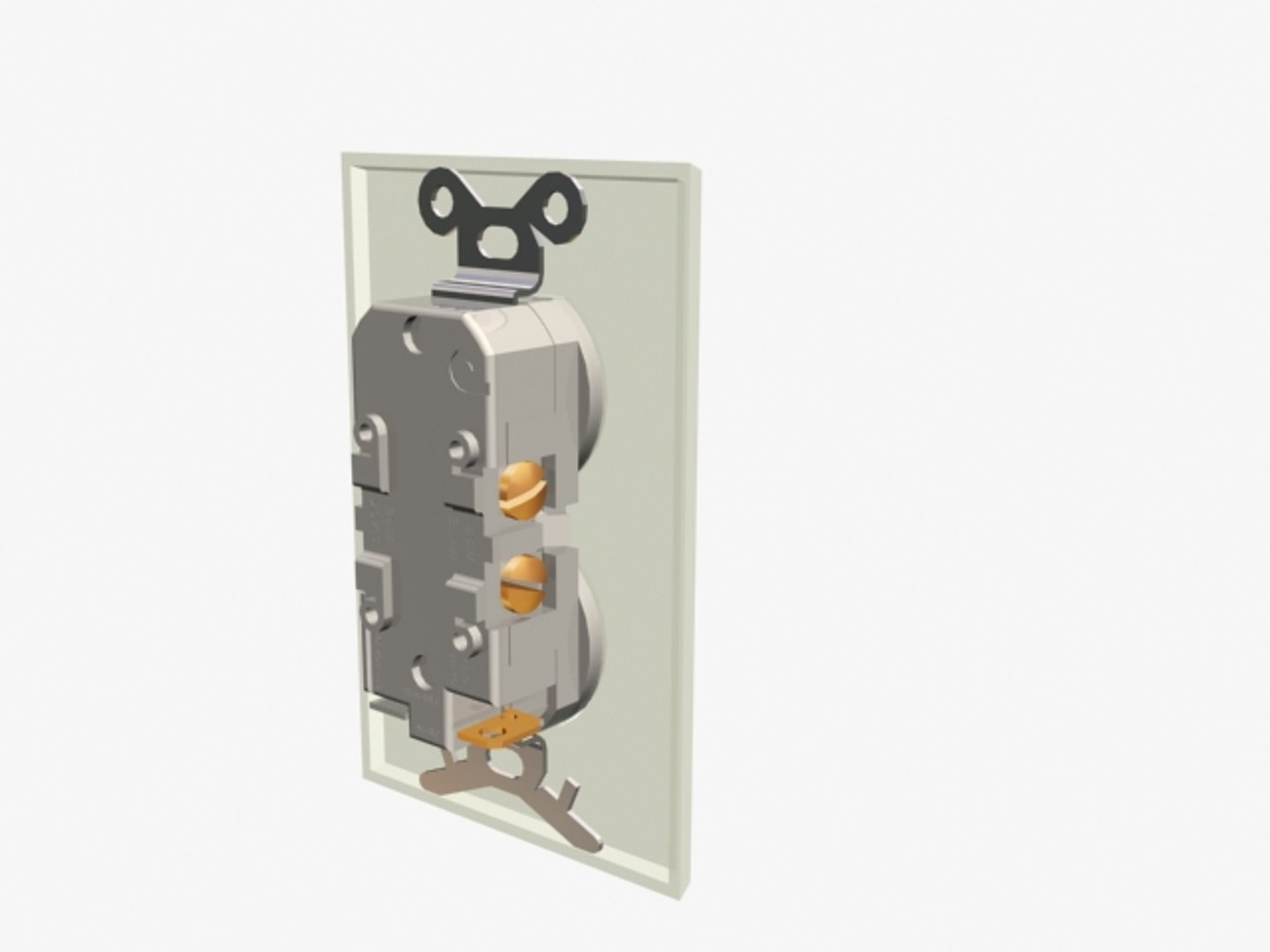 3d Electrical Outlet