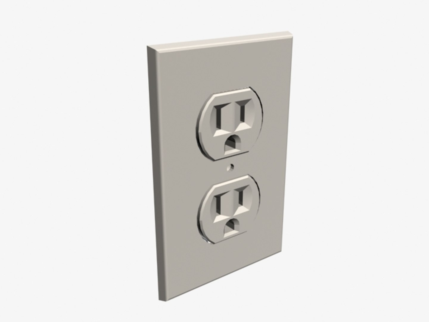 3d Electrical Outlet