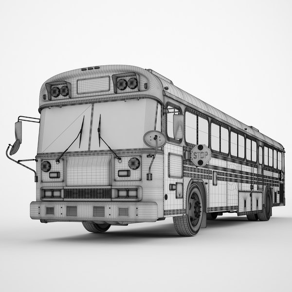 3D Electric School Bus Generic 02 model - TurboSquid 1937179