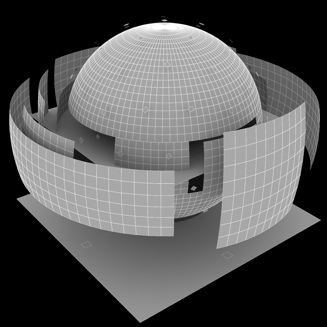 3d Hologram Planet Model