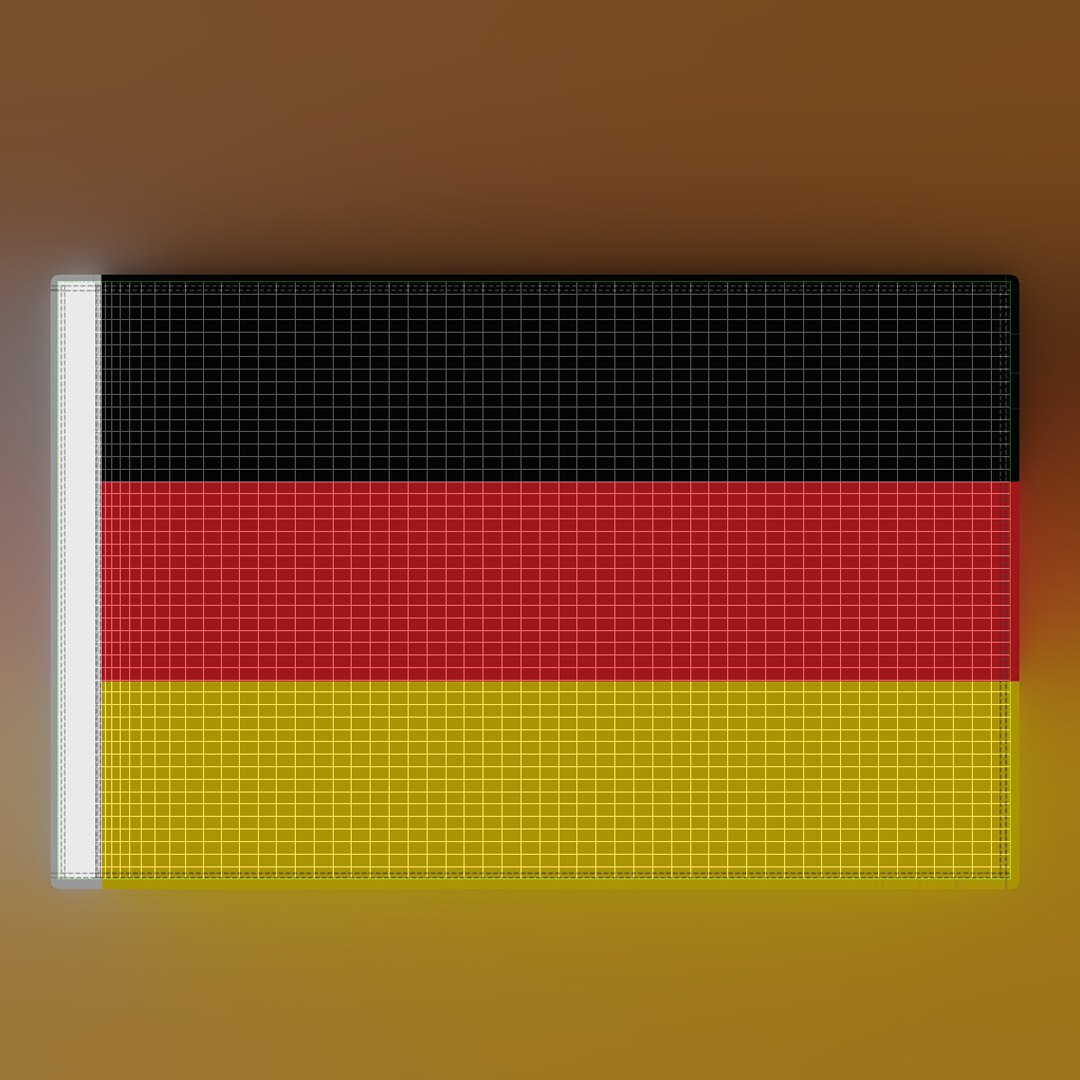 3D Animated Germany Flag - TurboSquid 1796731