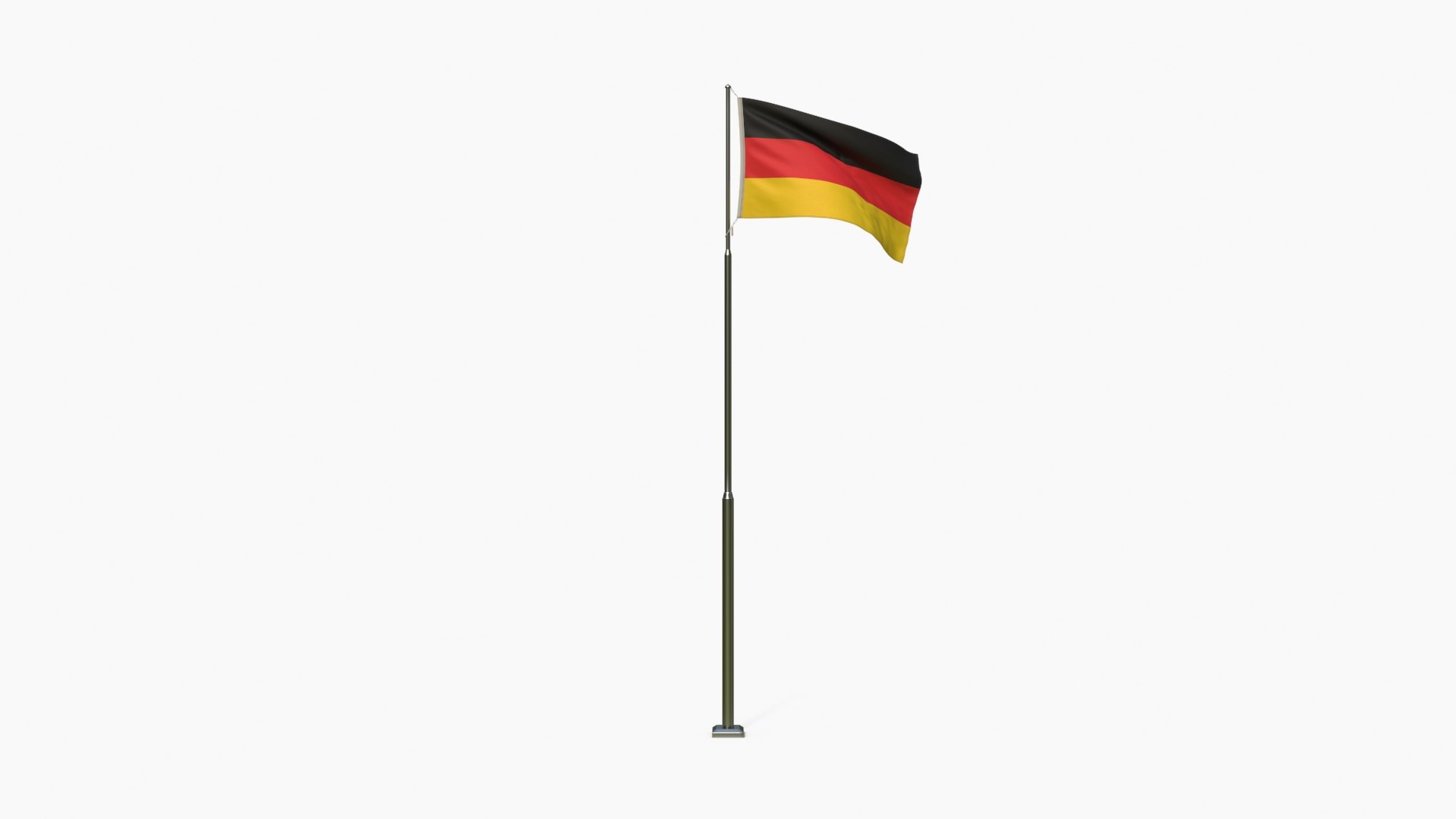 3D Animated Germany Flag - TurboSquid 1796731