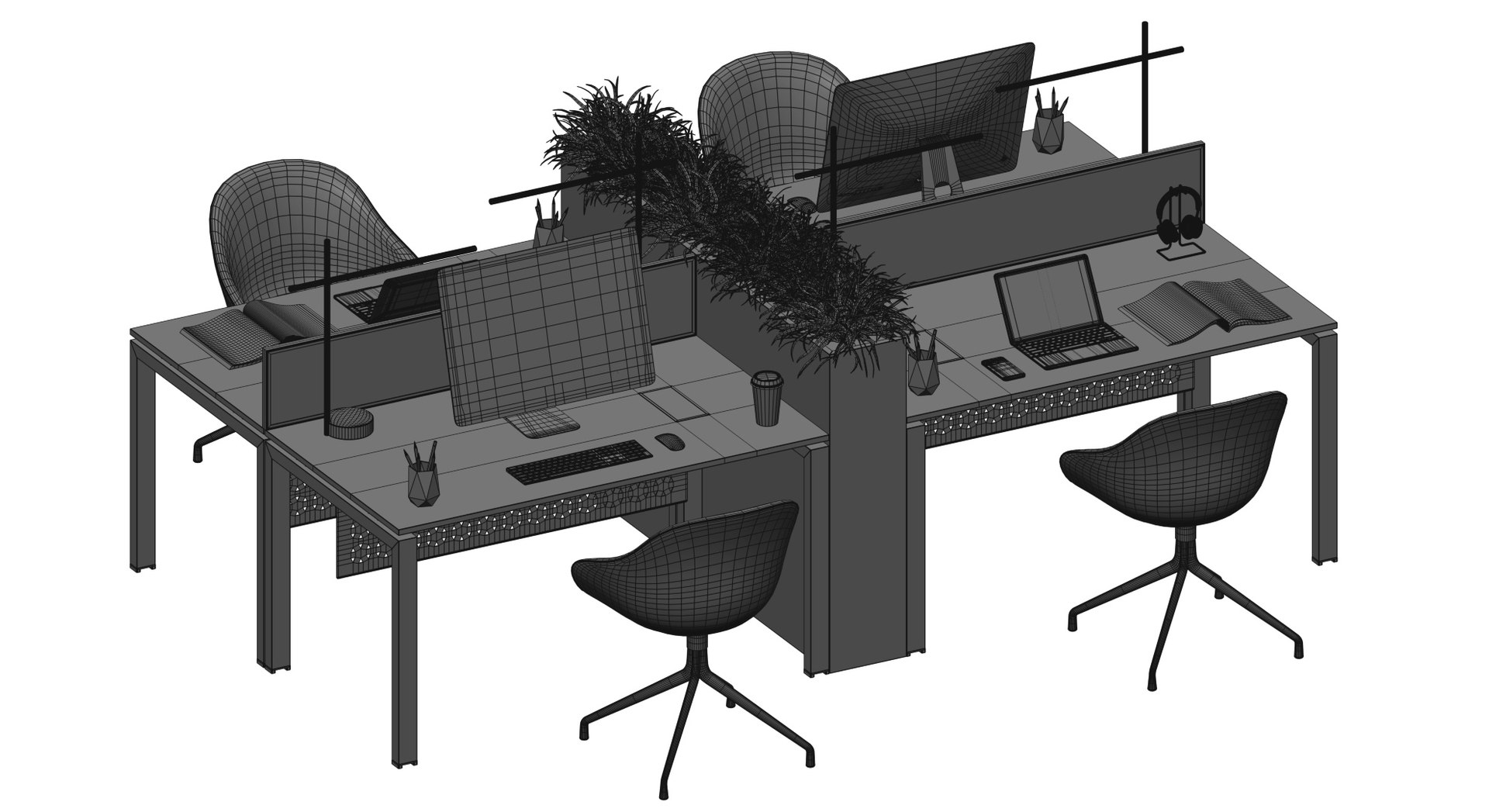 3D Workplace 15 - TurboSquid 2074056