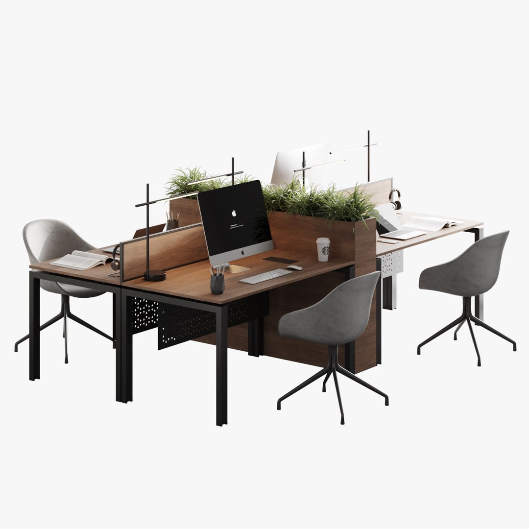 3D Workplace 15 - TurboSquid 2074056