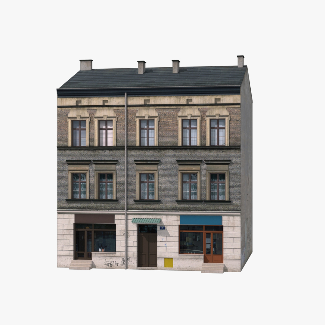 Old Building 3d Model
