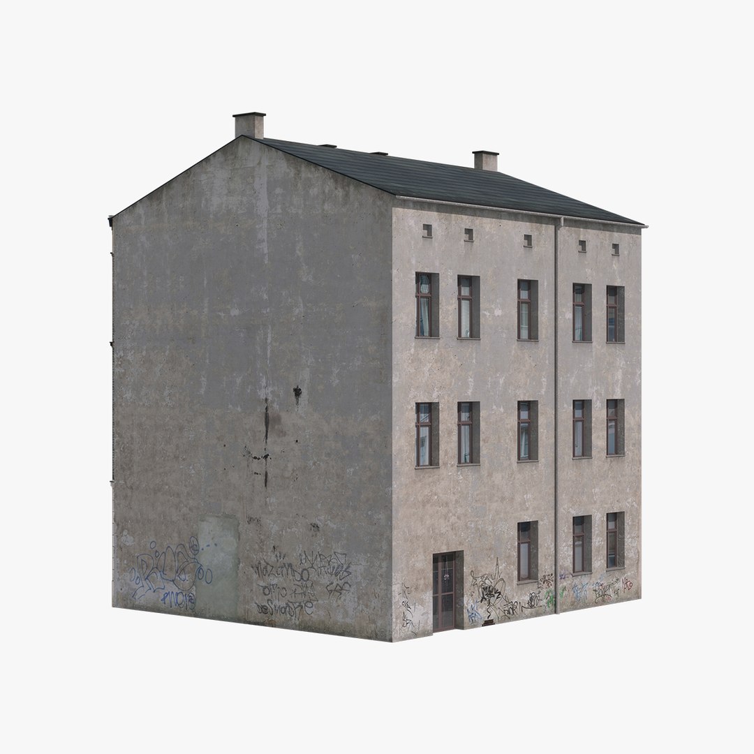 Old Building 3d Model