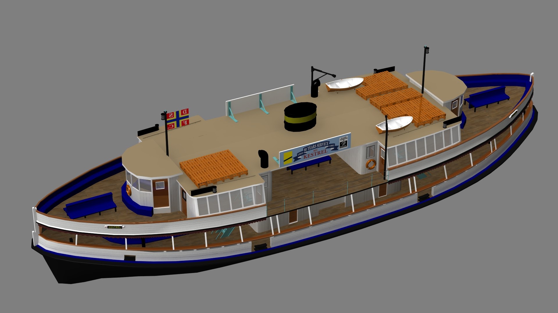 MV Kestrel Model - TurboSquid 2195126
