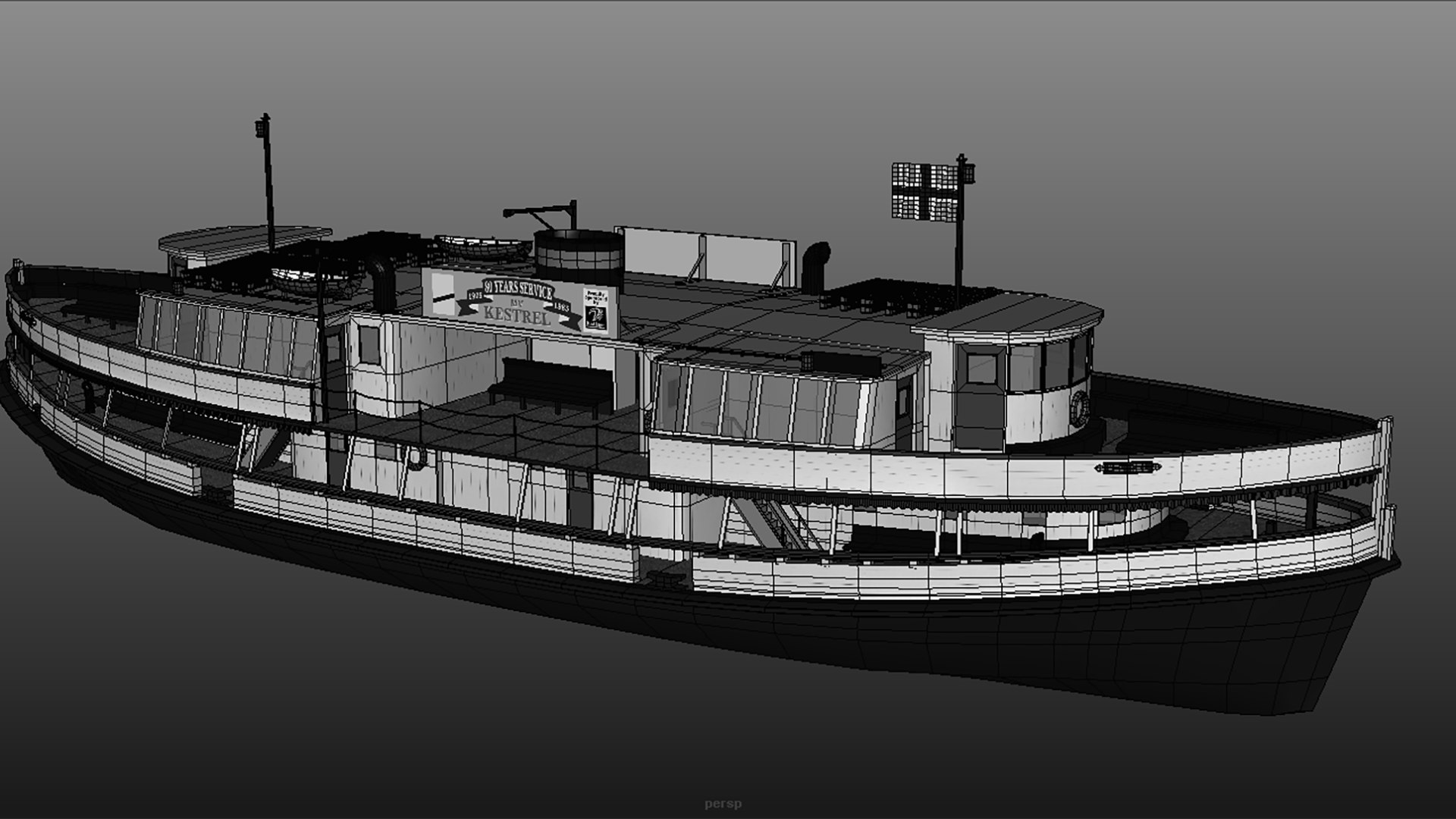 MV Kestrel Model - TurboSquid 2195126