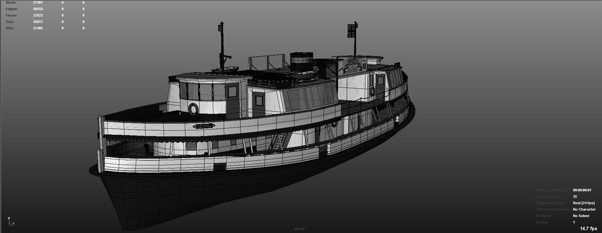 MV Kestrel Model - TurboSquid 2195126